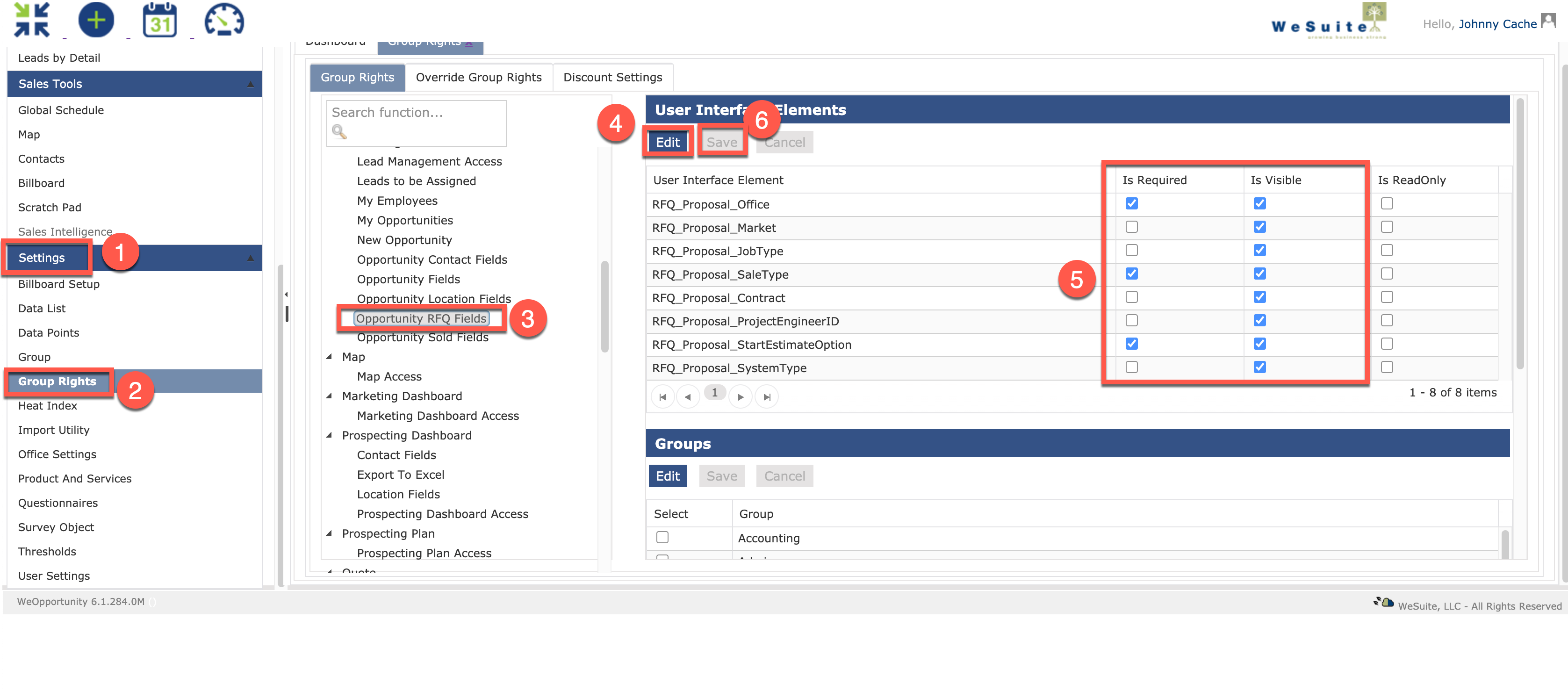 How to Edit Required Fields When a Lead Turns to RFQ – WeSuite