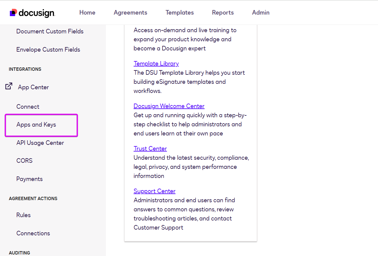 Authentication of DocuSign User when using Associated eSign User – WeSuite